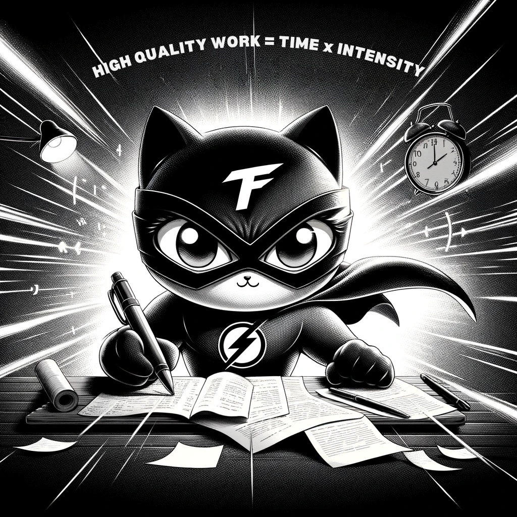 High Quality Work = Time x Intensity Of Focus - The Fundamentals Guide